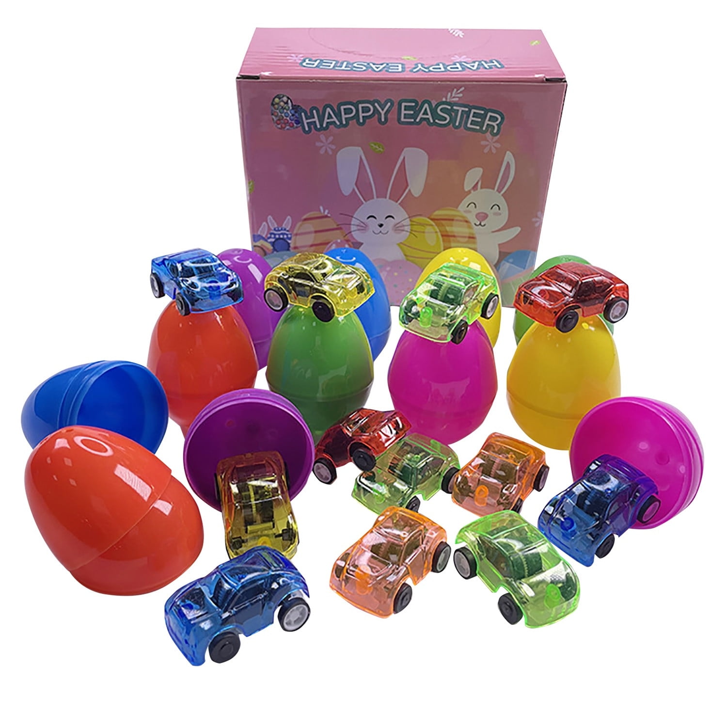 Easter Decorations Easter Eggs Easter Eggs With Toys Inside,12 Pcs Easter Stuffed Eggs Easter ...