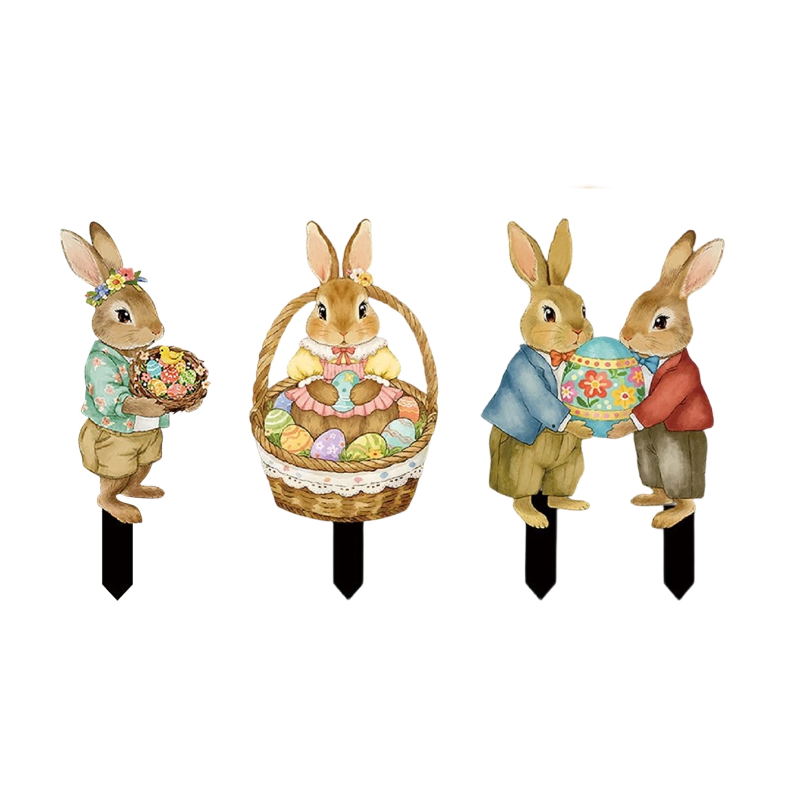 Easter Decorations,Easter Grounded Courtyard Decoration,PVC Material ...