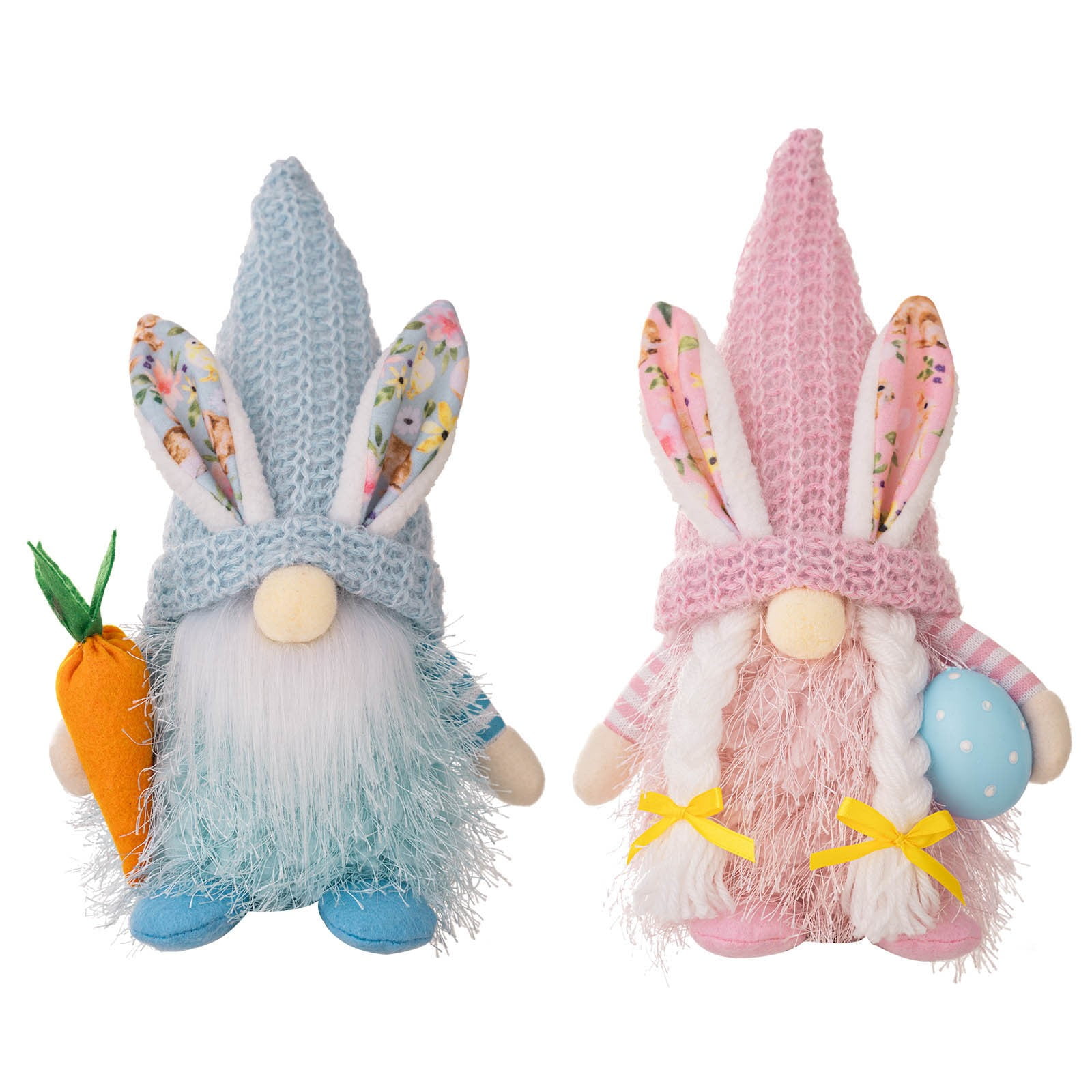 Easter Decorations Gnomes Handmade Doll with Plastic Doodle-able Egg ...