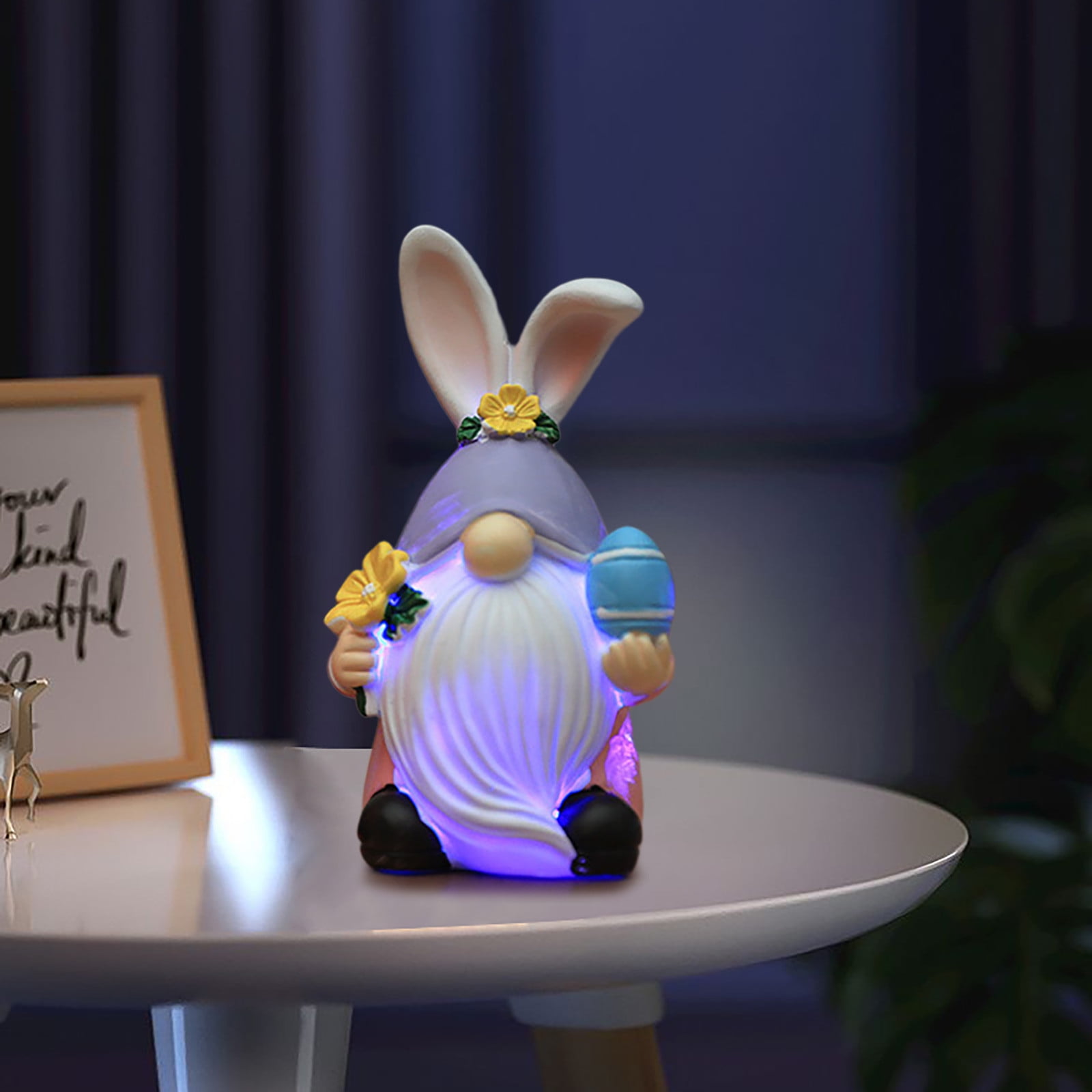 Easter Decorations for Home – Bunny Gnome Mini Figurines for Home Decor ...