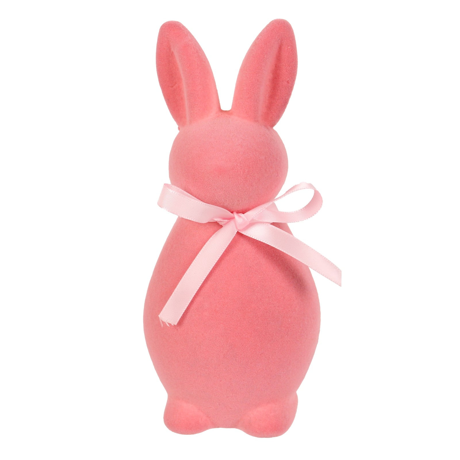Easter Decorations For Home,Decorative Red Velvet Bunny Figurine With ...