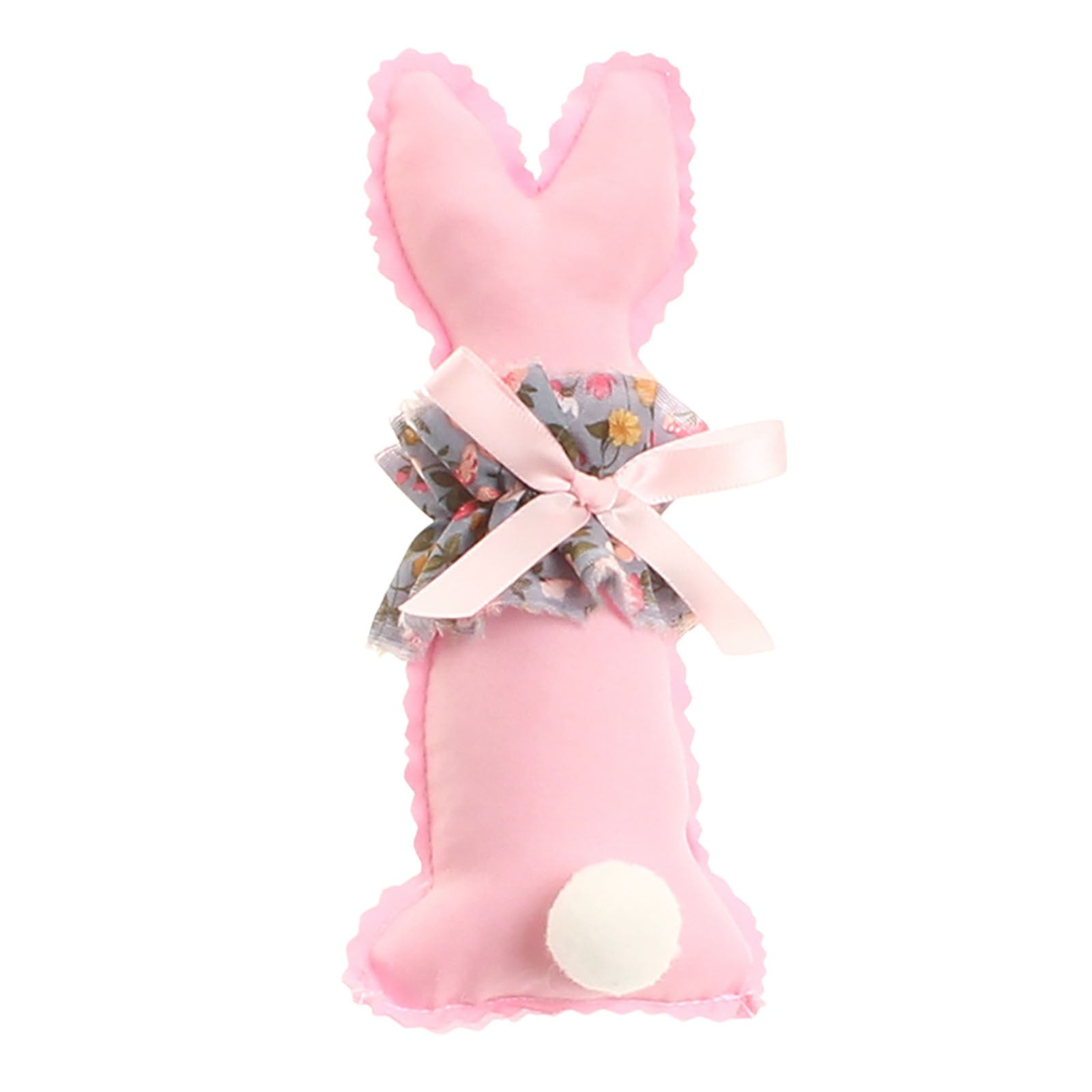 Easter Decorations for Home Easter Plush Bunny Ornaments Plaid Bow ...