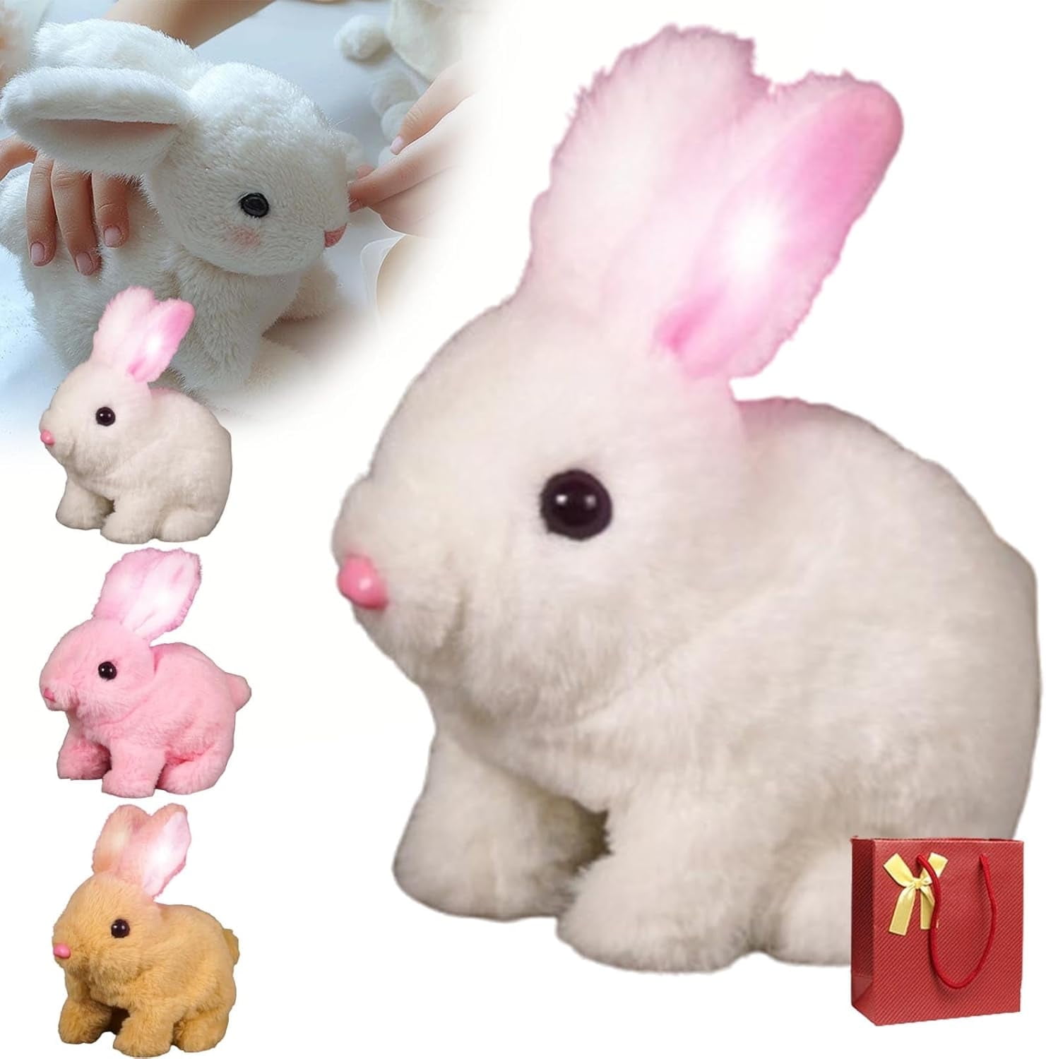 Easter Decorations Kalbooz Realistic Robot Puppy,Bunbi Realistic Bunny ...