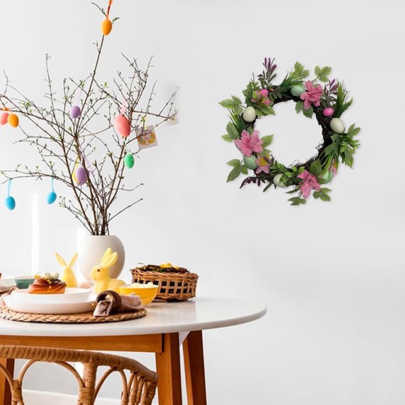 Easter Decorations For Office Easter Eggs Wreath Front Door Wall ...
