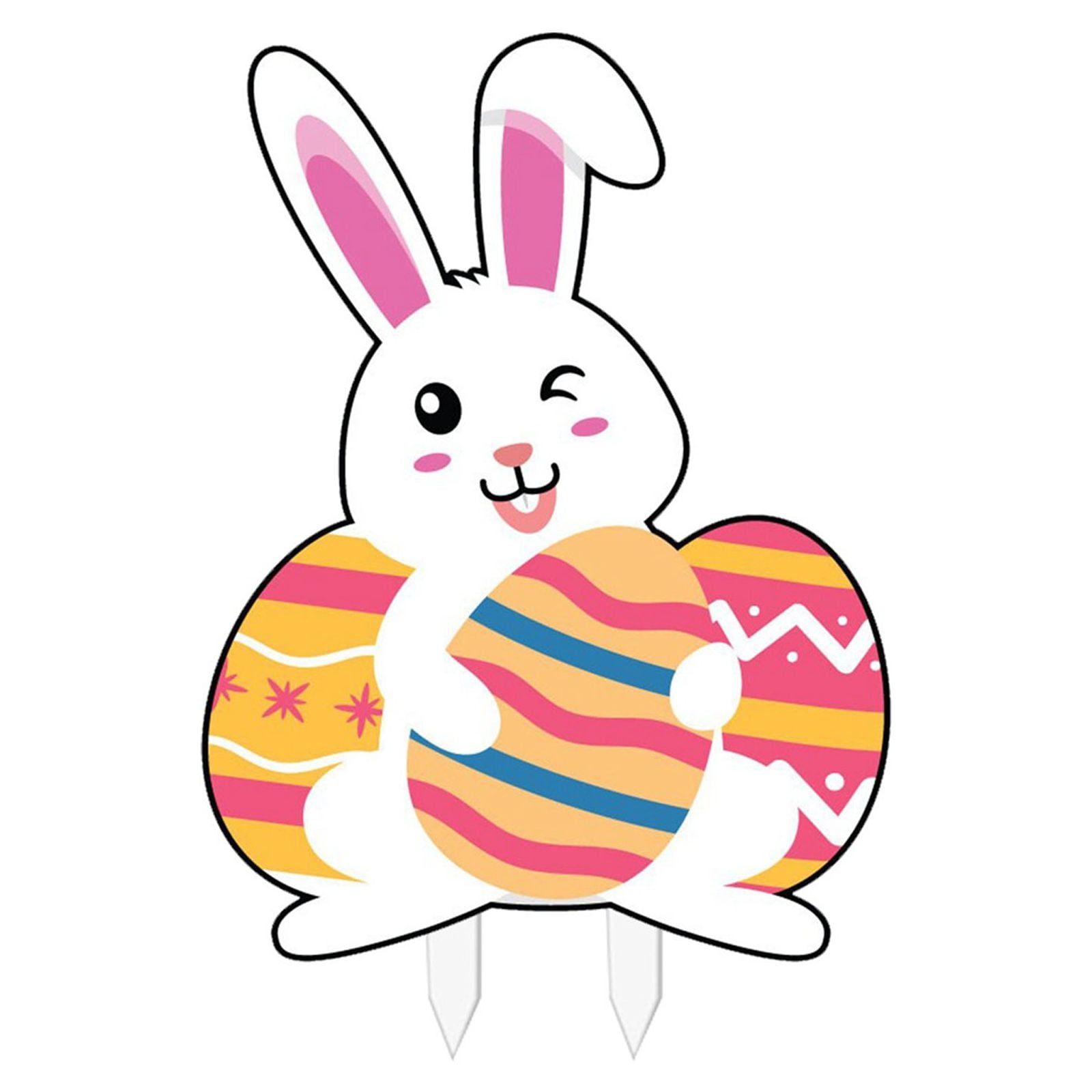 Easter Decorations Outdoor, Easter Bunny Carrot Decorative Garden ...