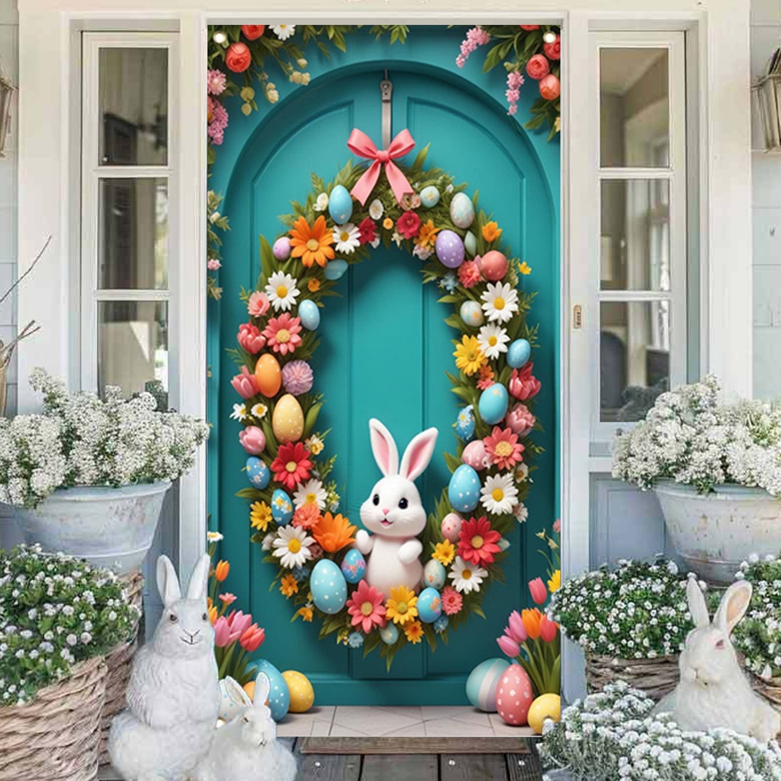 Easter Decorations Outdoor Easter Decor Party Theme Decorations Front ...