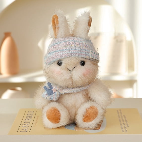 Easter Decorations Soft Easter Bunny Plush Toy - Cute Stuffed Rabbit ...