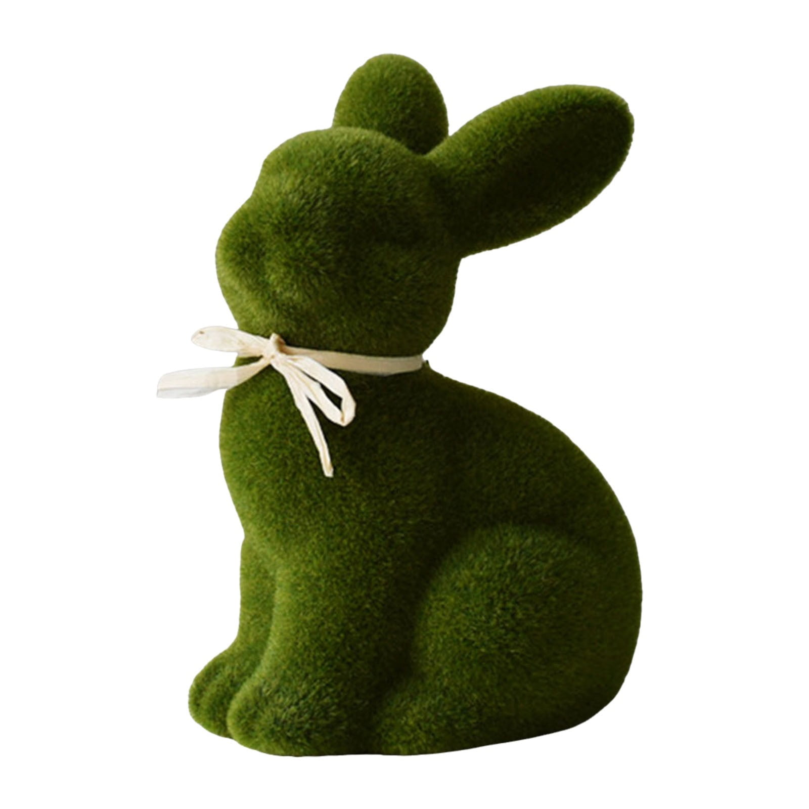 Easter Decorations Unique Cute Flocked Easter Bunny Figurines with ...