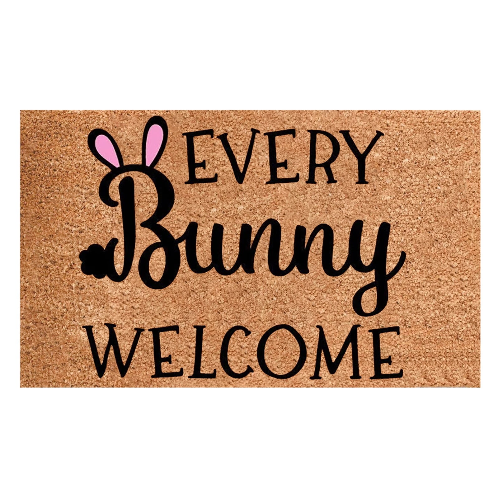 Easter Decorations Welcome Easter Rabbits Decorative Doormat Non- and ...