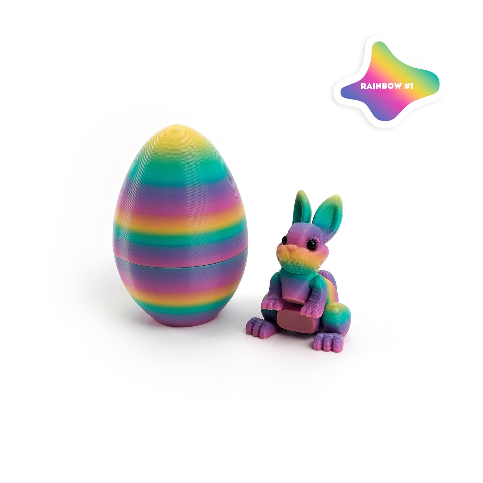 Easter Decorations for Home, 3D Printed Egg Craft Ornaments, Children's ...