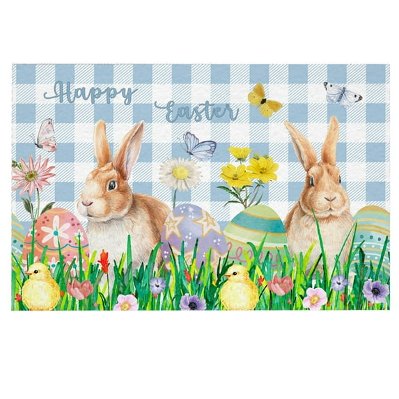 Easter Decorations for Home Hot Easter Floor Mats Home Entry Mats ...