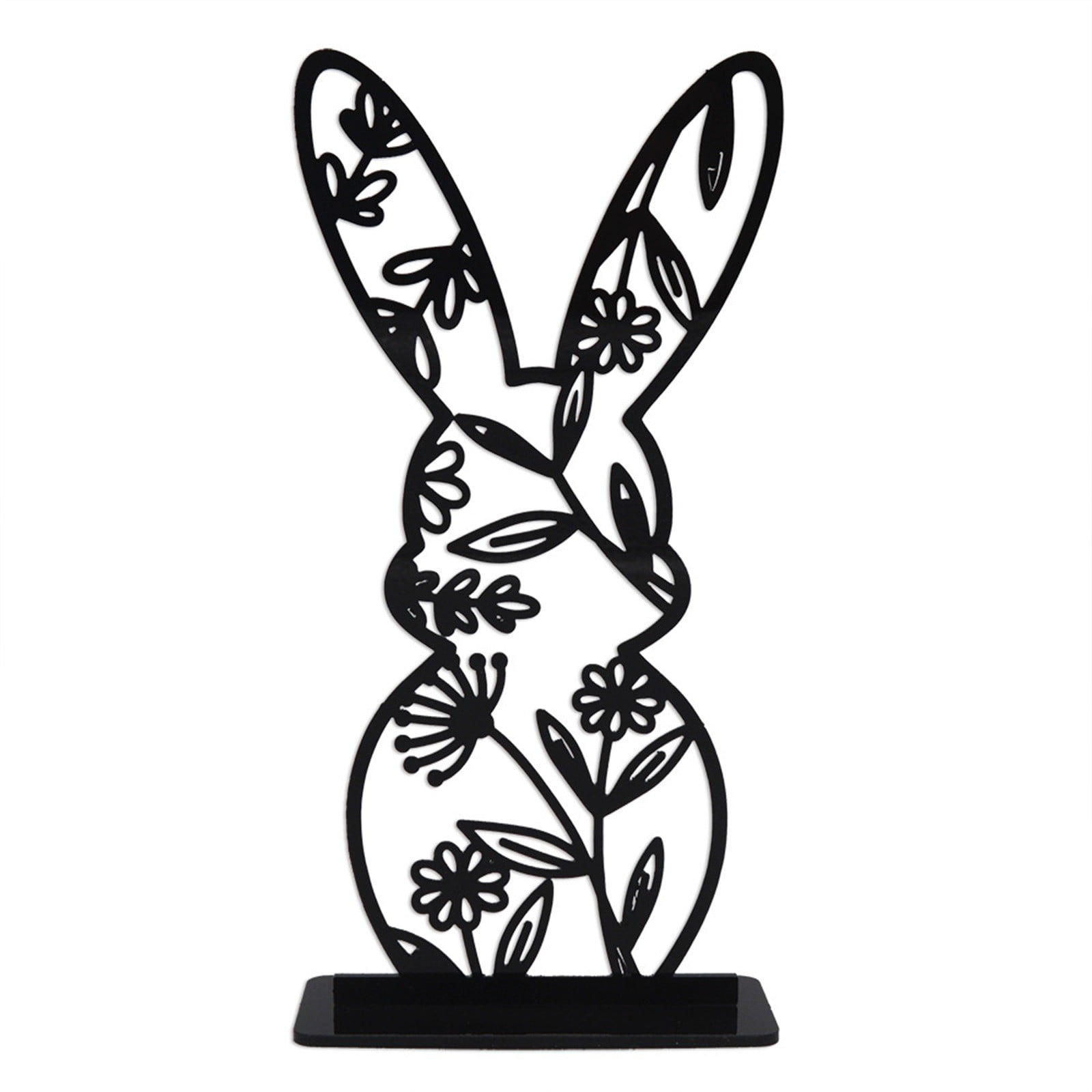 Easter Decorative Ornament Acrylic Bunny Eggs Easter Eggs Mirroor ...