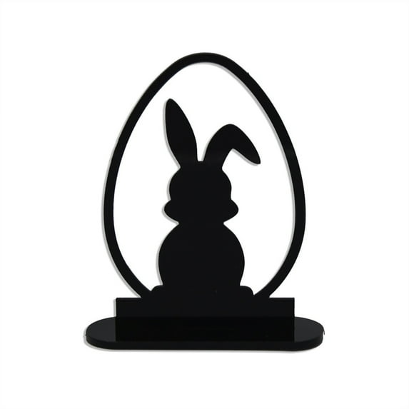 Easter Decorative Ornament Acrylic Bunny Eggs Easter Eggs Mirroor ...