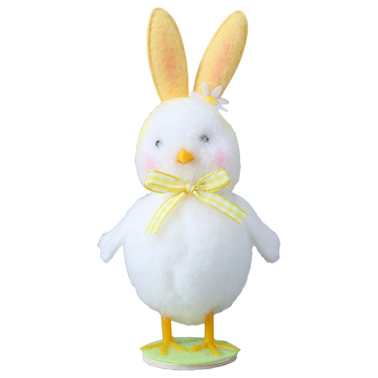 Easter Decorative Pieces Easter Bunny Ear Chicks Animal Dolls Handmade ...