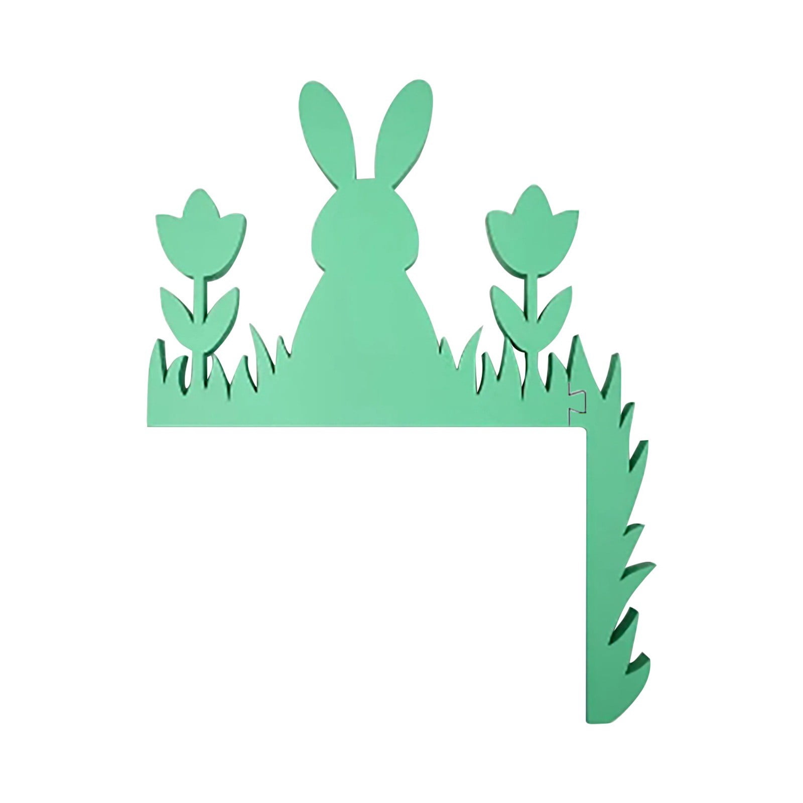 Easter Decorative Rabbit Garden Edging Durable, Weather-Resistant Lawn ...