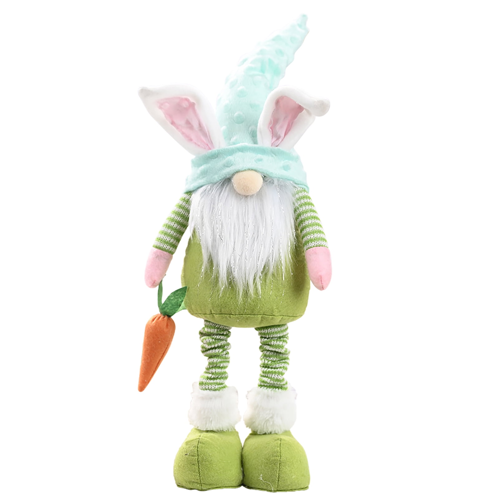 Easter Desktop Ornament, Easter Bunny Holding Radish Standing Posture ...
