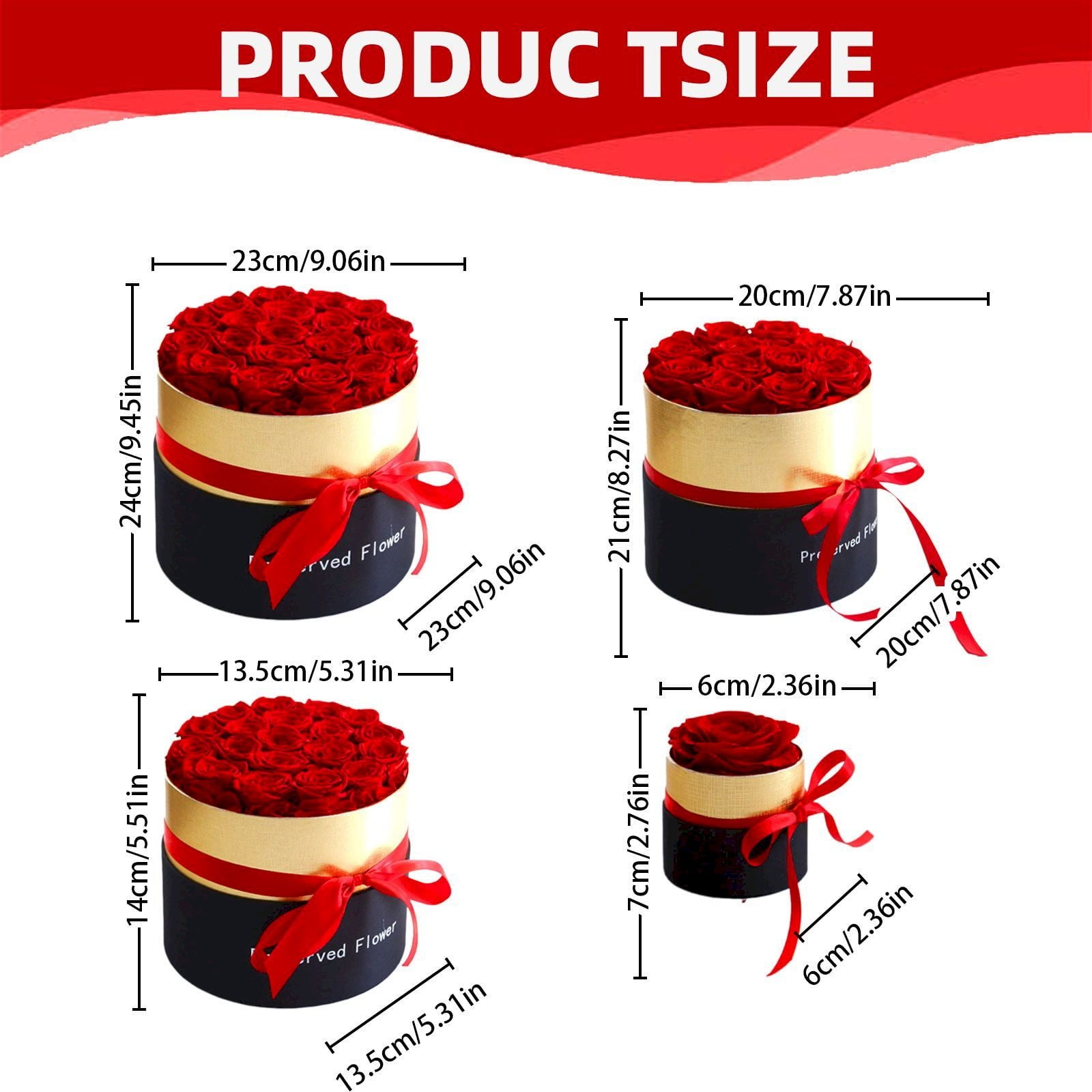 Easter Desktop Ornament - Preserved Roses in A Heart Box Flowers ...