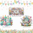 Easter Diamond Art Ornament Set, 3PCS Acrylic Irregular Shape Hanging ...