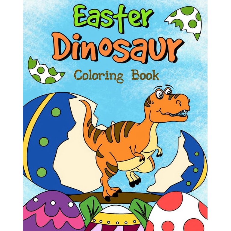 dinosaur easter coloring pages