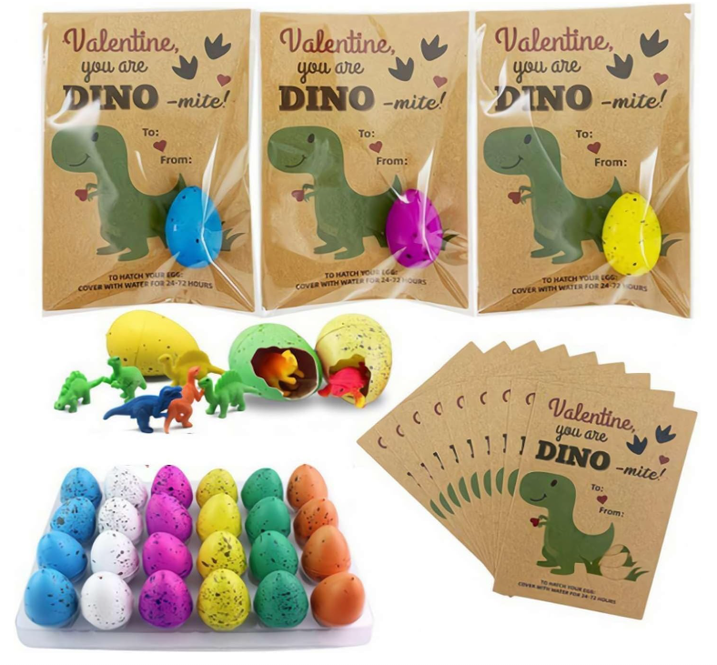 Easter Dinosaur Eggs Greeting Cards for Kids, Hatching Dinosaur Eggs ...