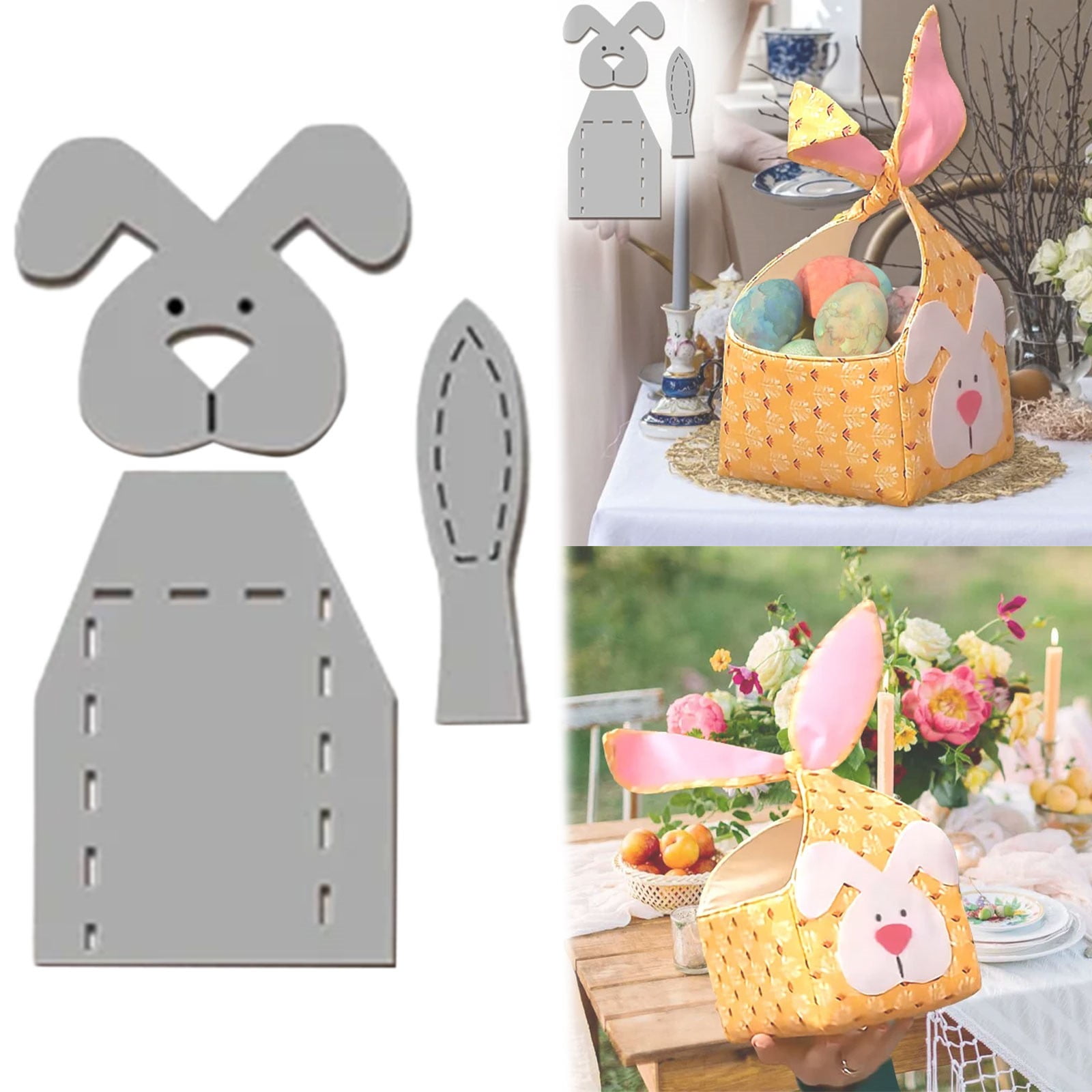 Easter Diy Storage Basket Bag Fashionable And Irregular Shaped Acrylic ...