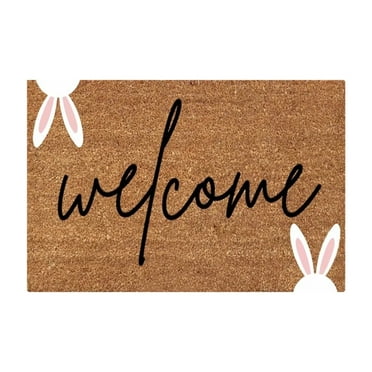 ON SALE!Loyerfyivos Easter Door Mat 24 X 16 Inch Happy Easter Bunny Egg ...