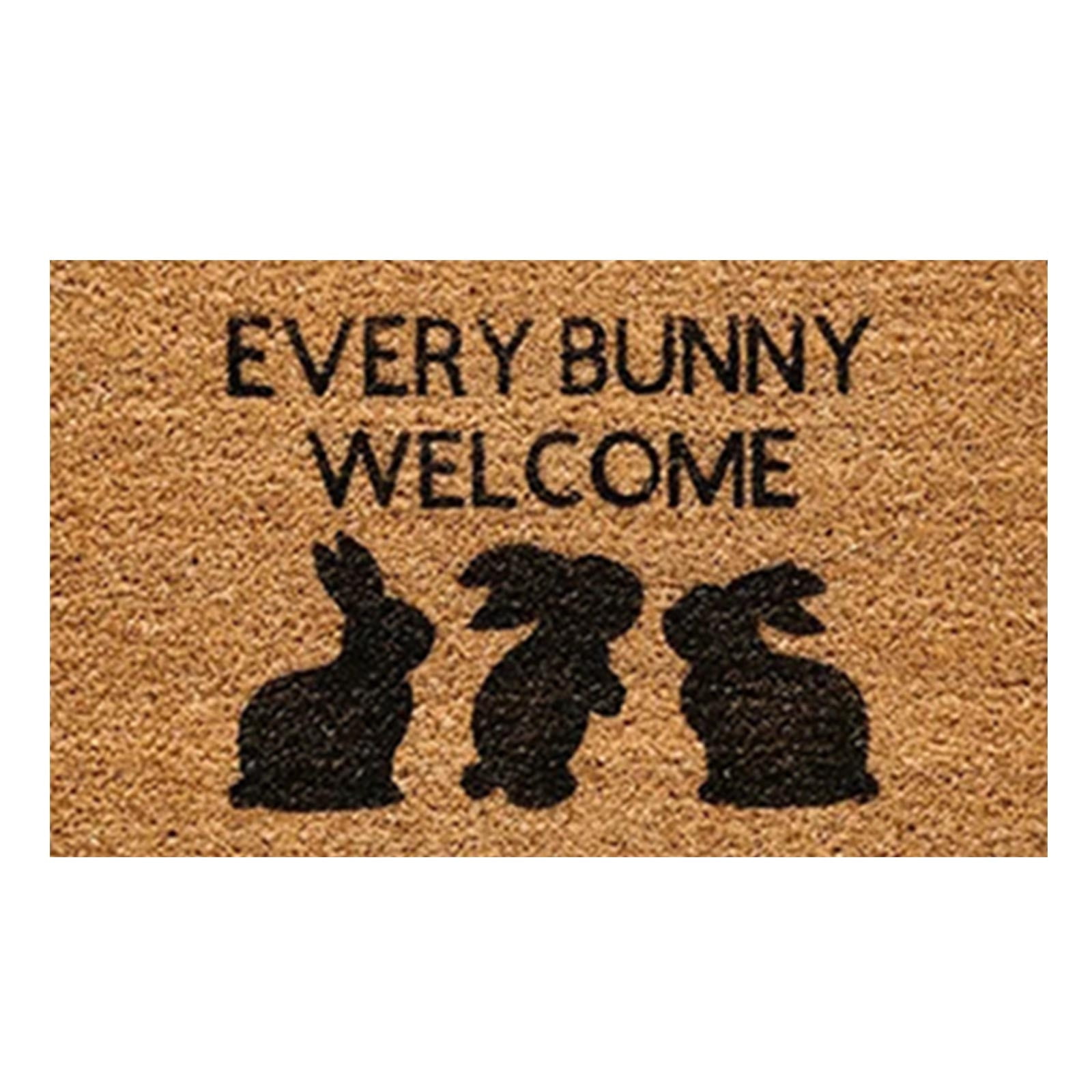 Easter Door Mat Doormats Outdoor Welcome Mats for Front Door Spring ...