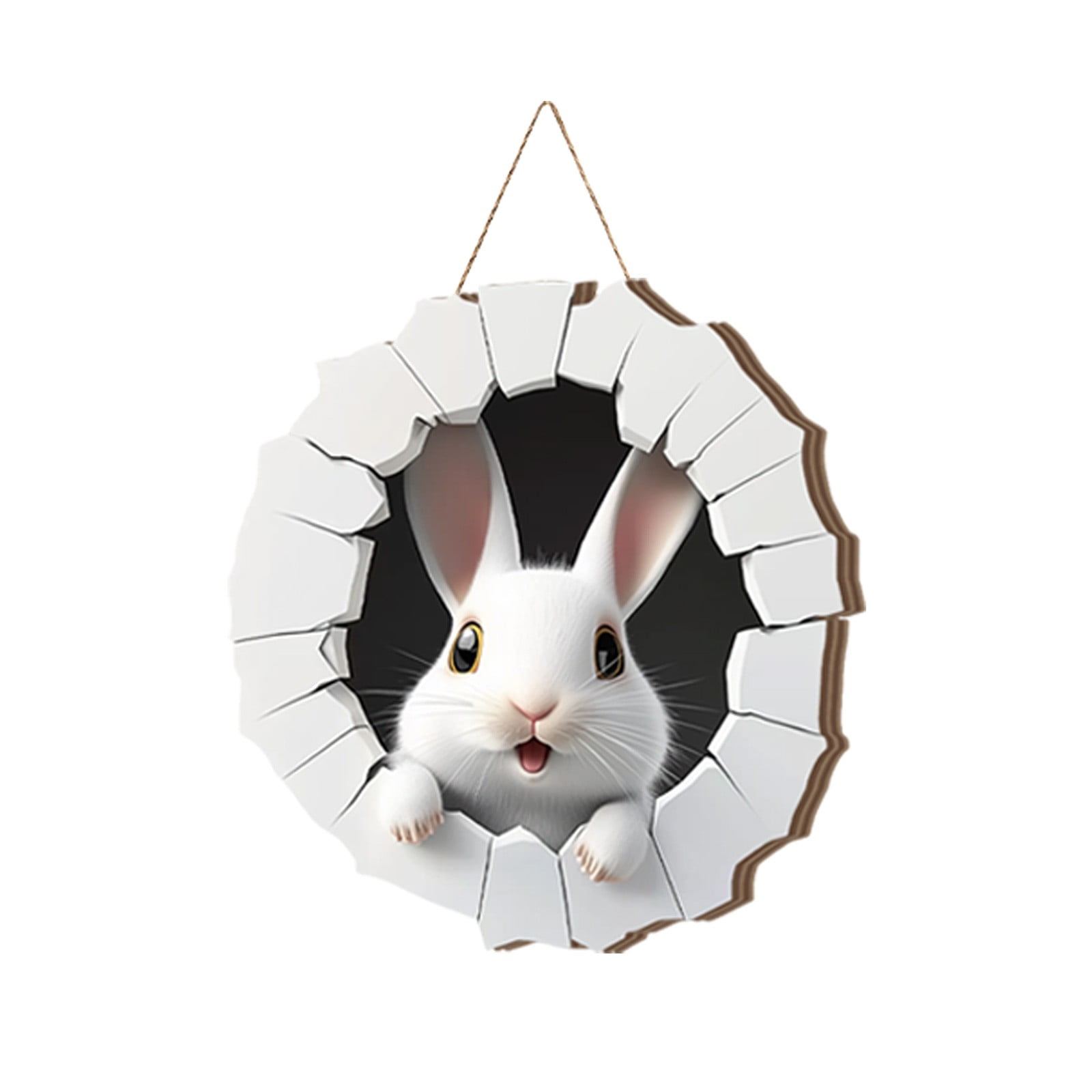 Easter Door Sign Easter Pendant Wooden Easter Decoration For Hanging ...