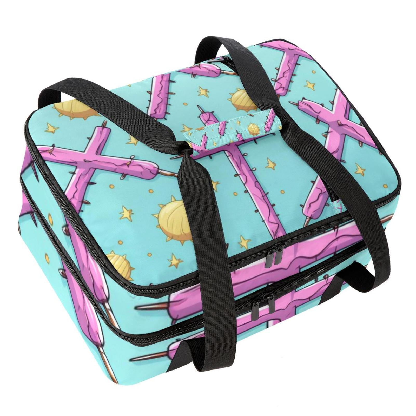 Easter Double Layered Insulated Lunch Bag with Two Compartments for ...