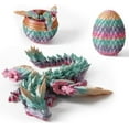 Easter Dragons 3d Printed Dragon Egg With Dragon Inside Crystal Dragon Fidget Toy For Adult Full