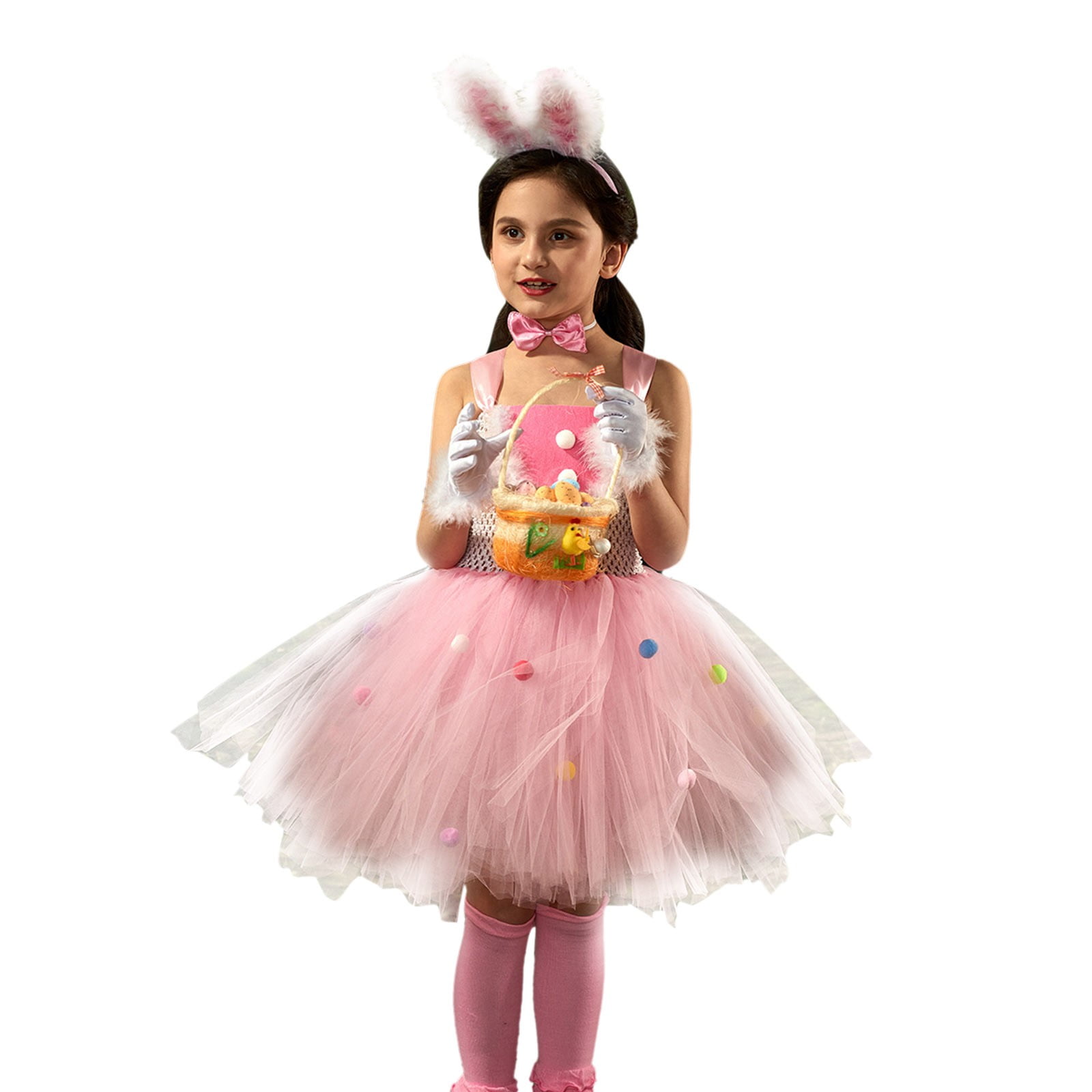 Easter Dress Bunny Princess Dress Cute Rabbit Outfit #Z04 Pink,Light ...