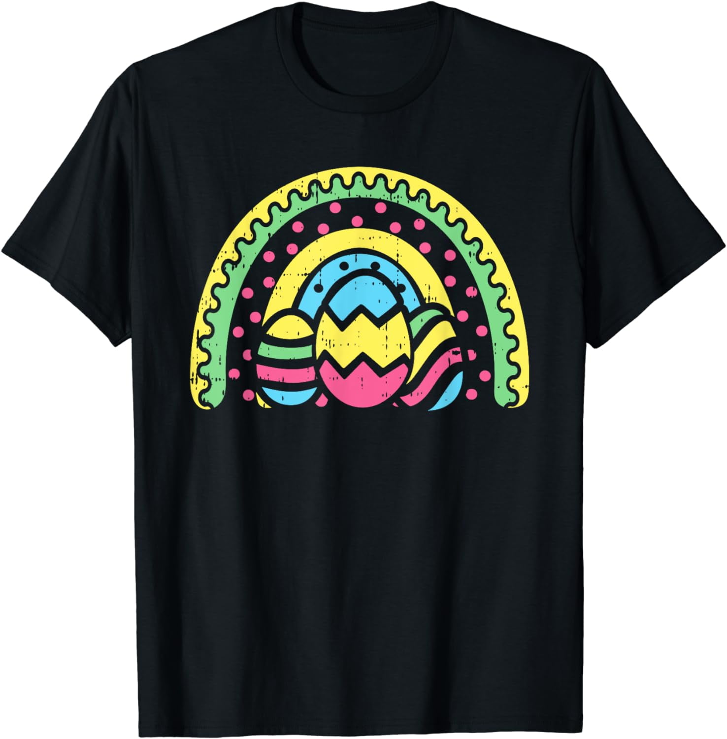 Easter Egg Boho Rainbow Cute Spring Men Women T-Shirt - Walmart.com