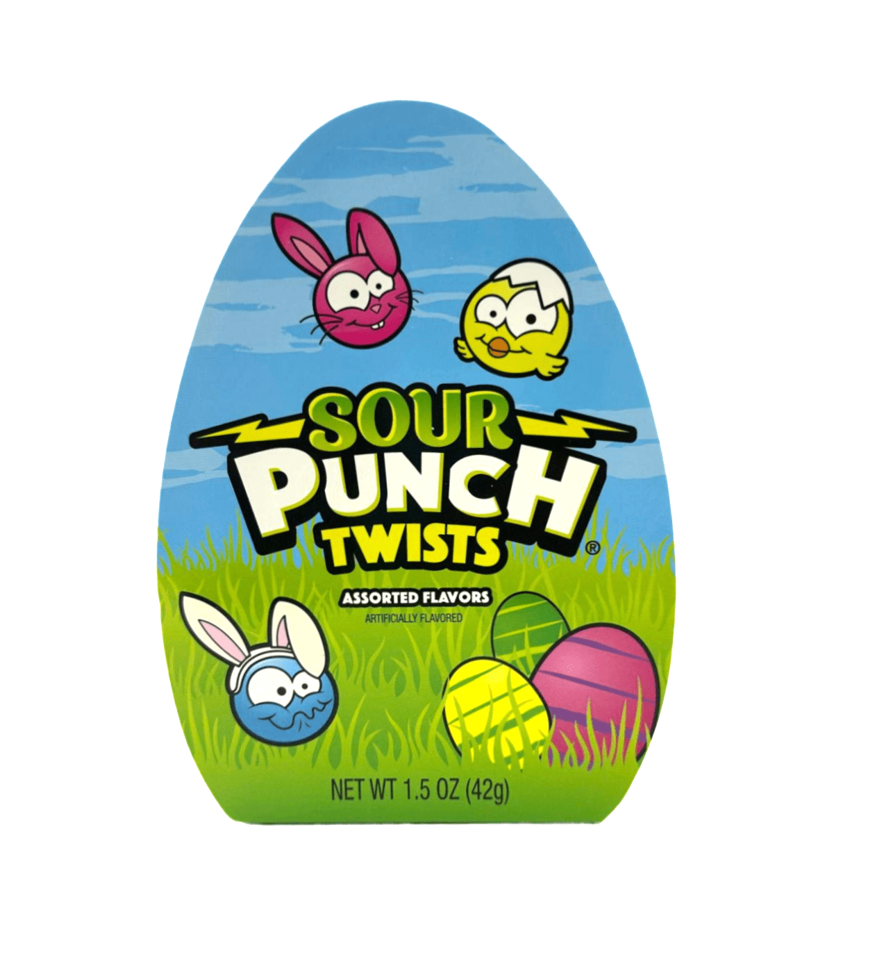 Sour Punch Twists Candy in Easter Egg Shaped Boxes for Baskets ...