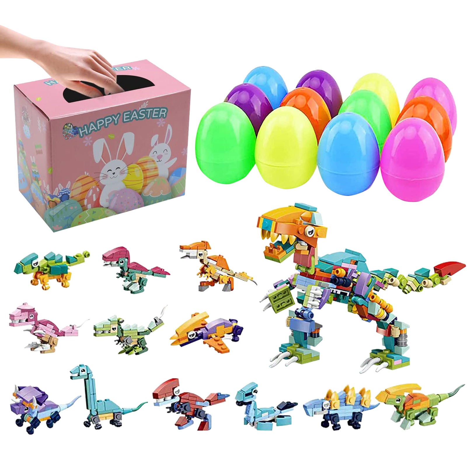 Easter Egg Building Block Toy Blind Box, Easter Decorations, Easter ...