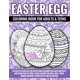 Easter Egg Coloring Book For Adults & Teens : 50 Fun Easy Beautiful Big ...