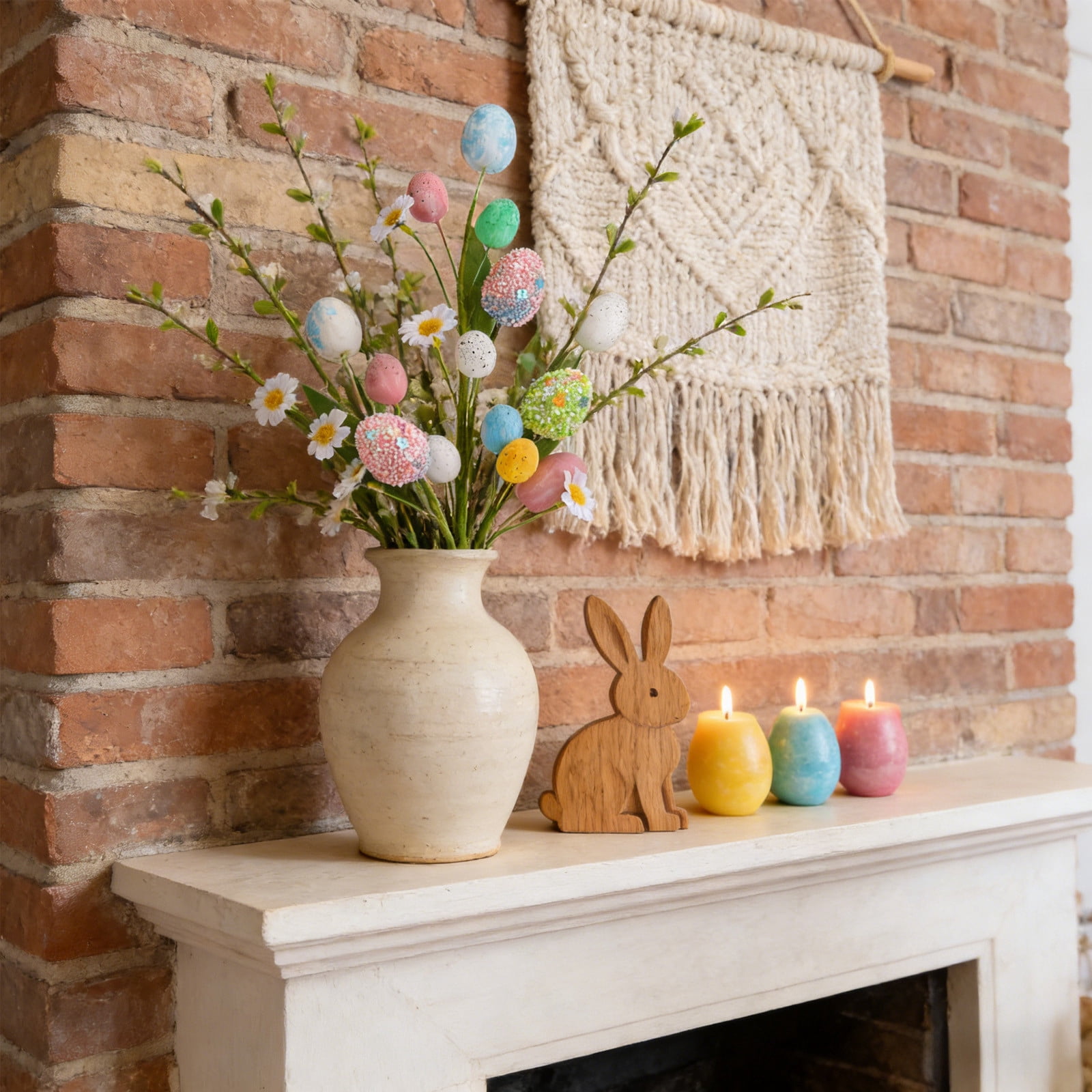 Easter Egg Cutting Decoration – Artificial Foam Egg, Green, 45cm ...