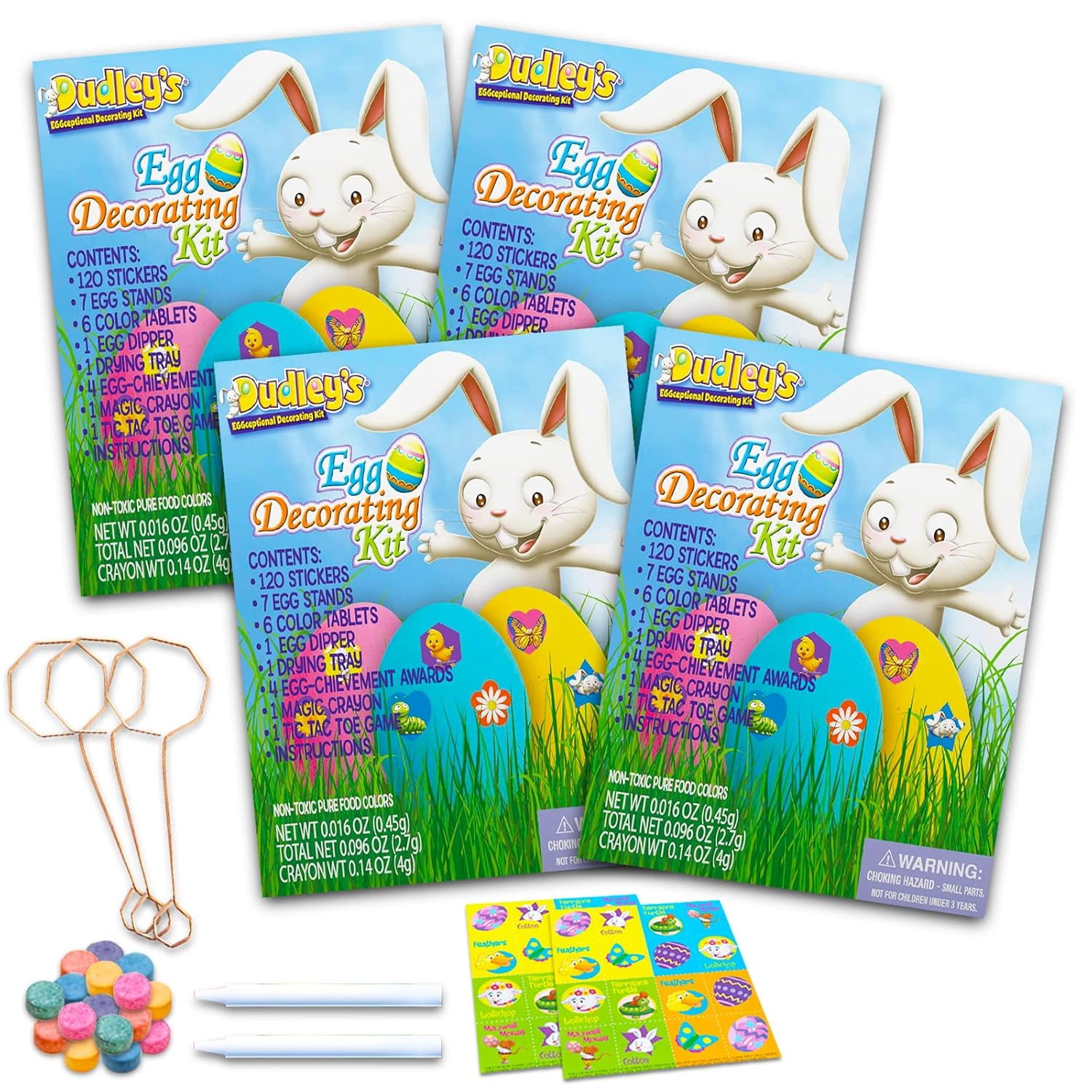 Easter Egg Decorating Kit Bulk 4-Pack ~ Eggceptional Easter Egg Dye Kit ...