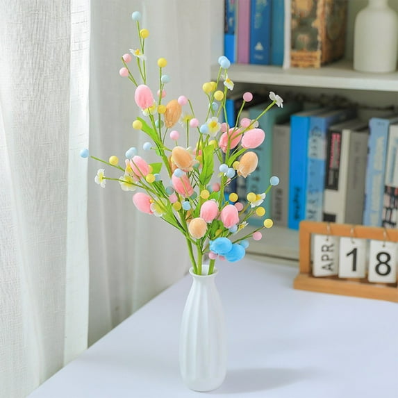 Easter Egg Decoration, Spring Berry Branch, Foam Easter Floral ...