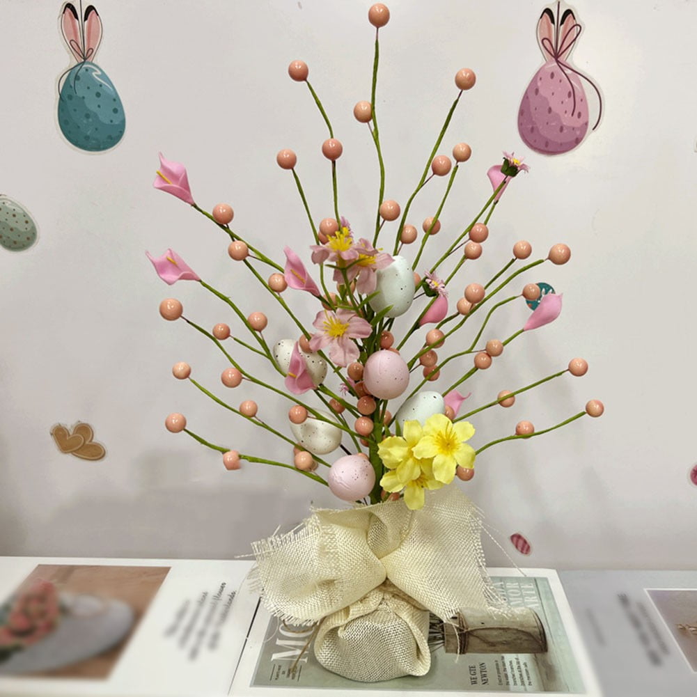 Easter Egg Decoration Tree Simulation Easter Egg Tree Artificial Easter ...
