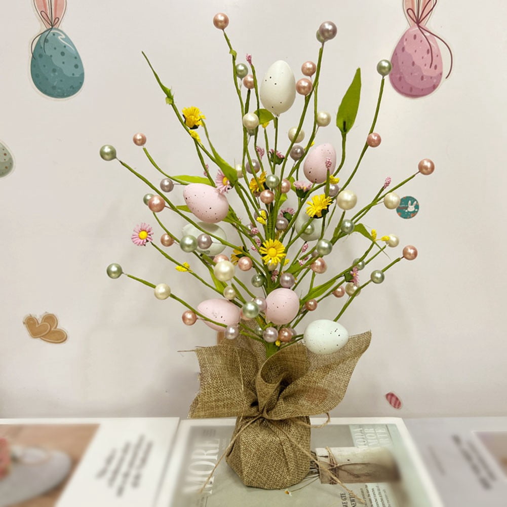 Easter Egg Decoration Tree Simulation Easter Egg Tree Artificial Easter ...