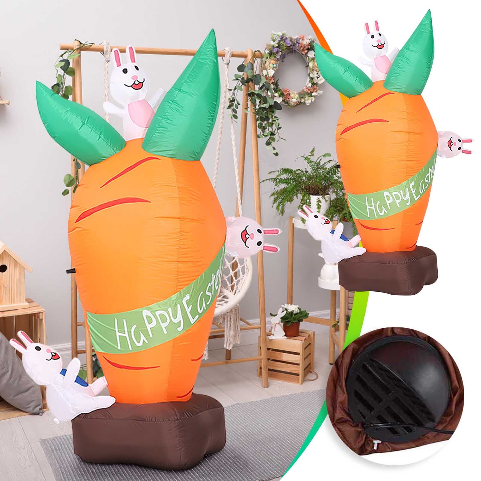 Easter Egg Easter Decorations Easter Party Props Inflatable Model Super ...