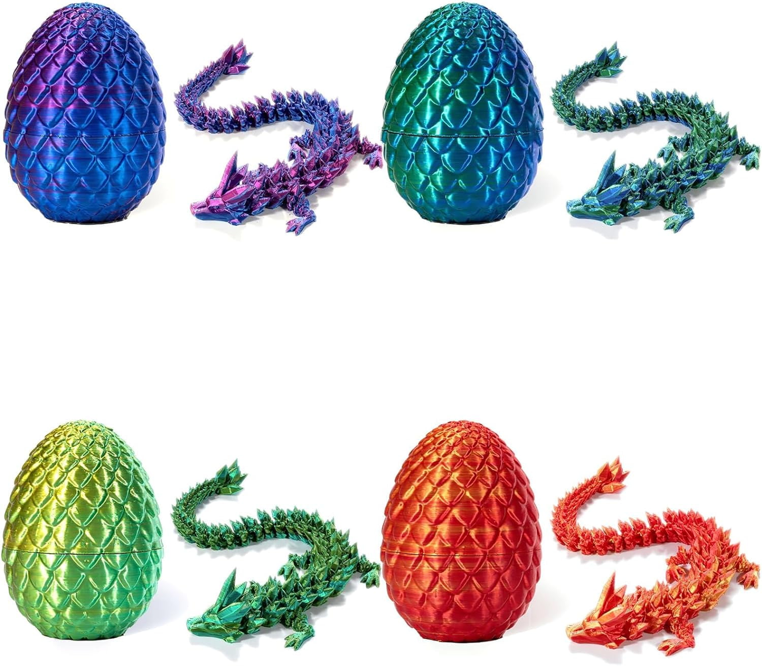 Easter Egg, Dragon Egg, 12In Dragon Toy, 3D Printed Dragon Fidget Toys ...