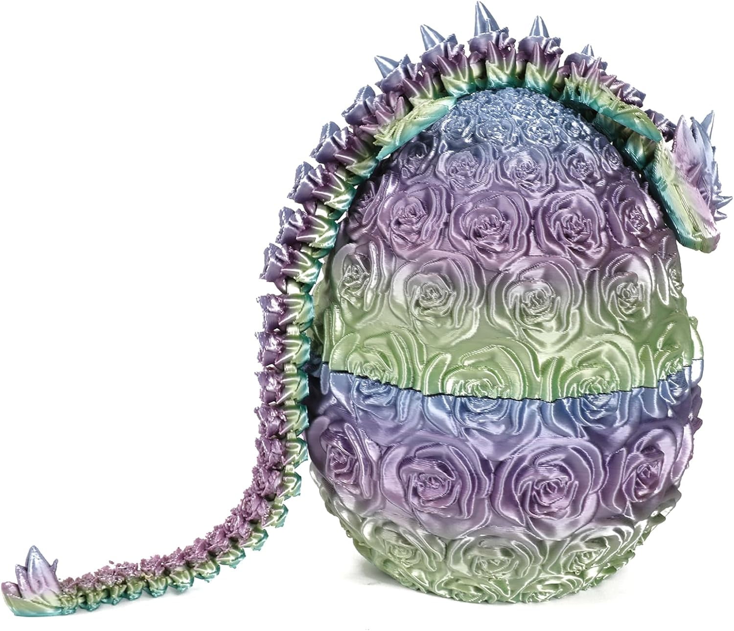 Easter Egg Dragon Egg 3D Printed Dragon Egg Articulated Dragon Crystal ...