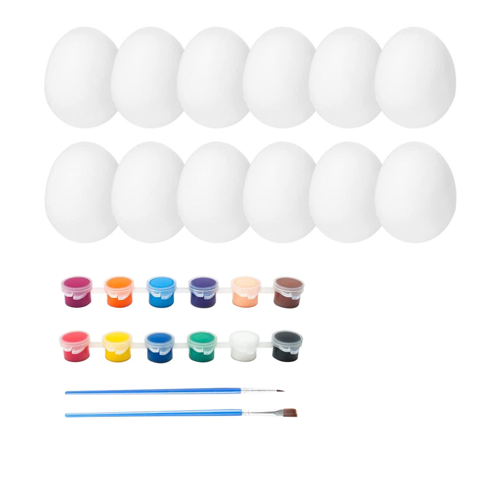 Easter Egg Dye Kit 1Pc Easter Egg Decorating Kit With White Foam Eggs ...