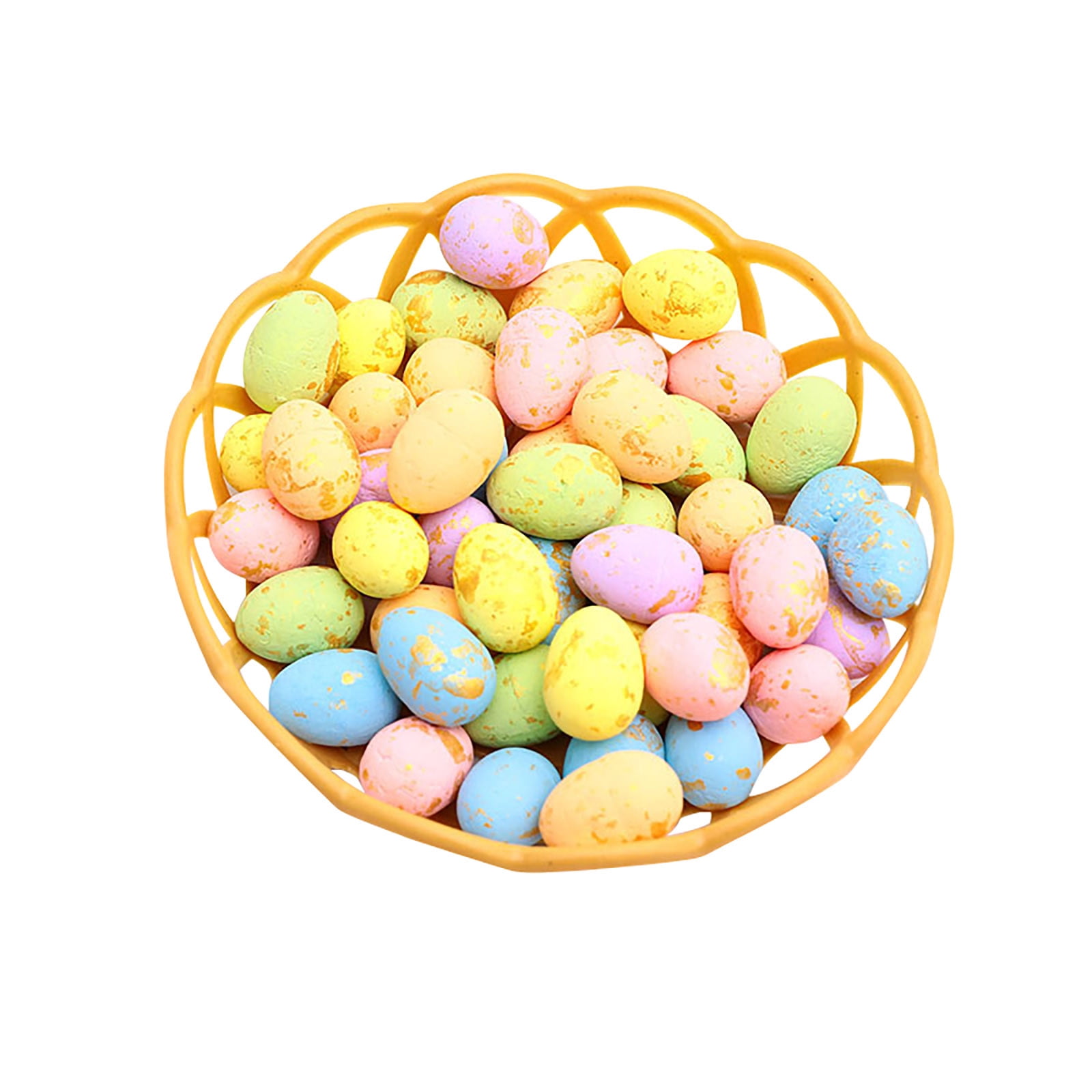 Easter Egg Dye Kit 50Pc Colorful Speckled Mini Easter Egg Decorations ...