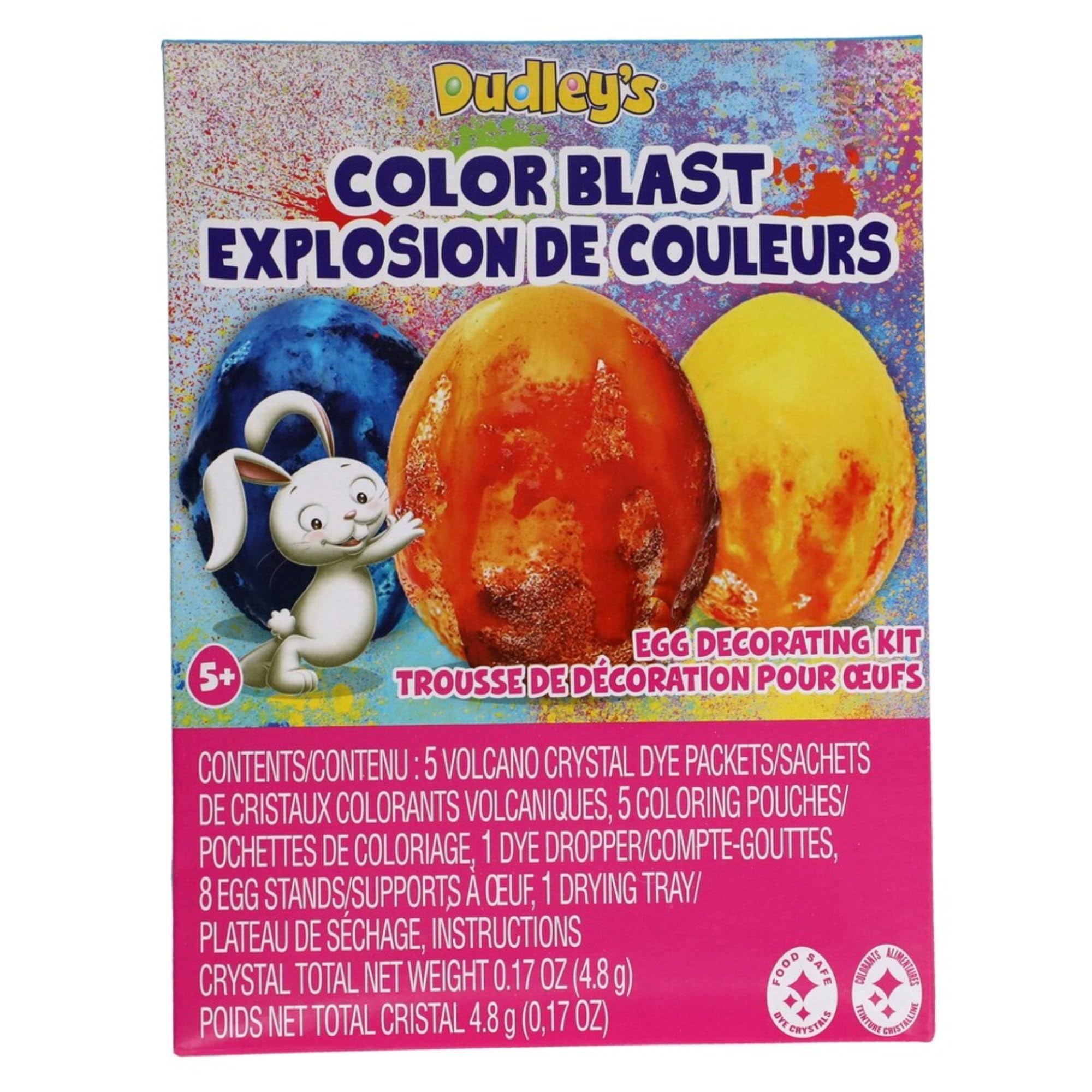 Easter Egg Dye Kit Deluxe Color Blast Egg Decorating Tool, DIY Easter Eggs Hunts Arts Crafts ...
