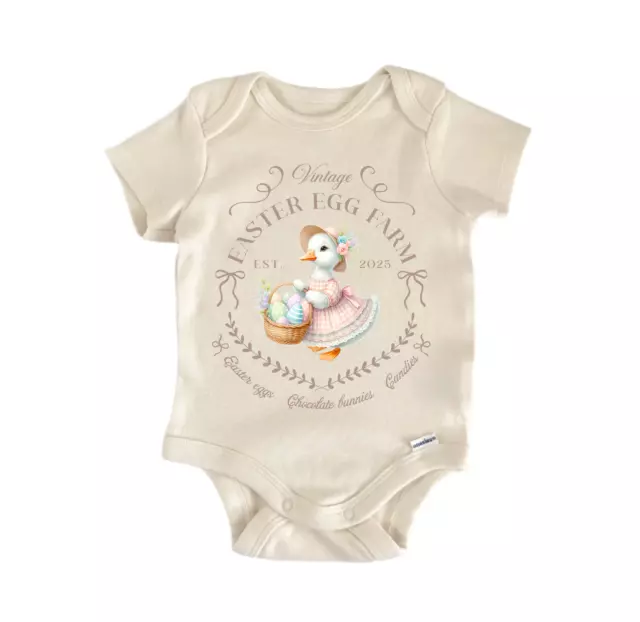 Easter Egg Farm Easter Bunny Rabbit Spring Baby Boy Girl Clothes ...