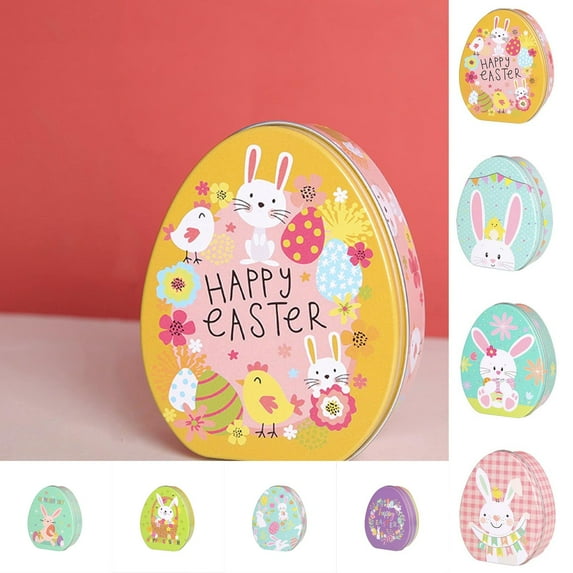 Easter Egg Gift Box - Colorful Rabbit-Themed Packaging for Candy ...