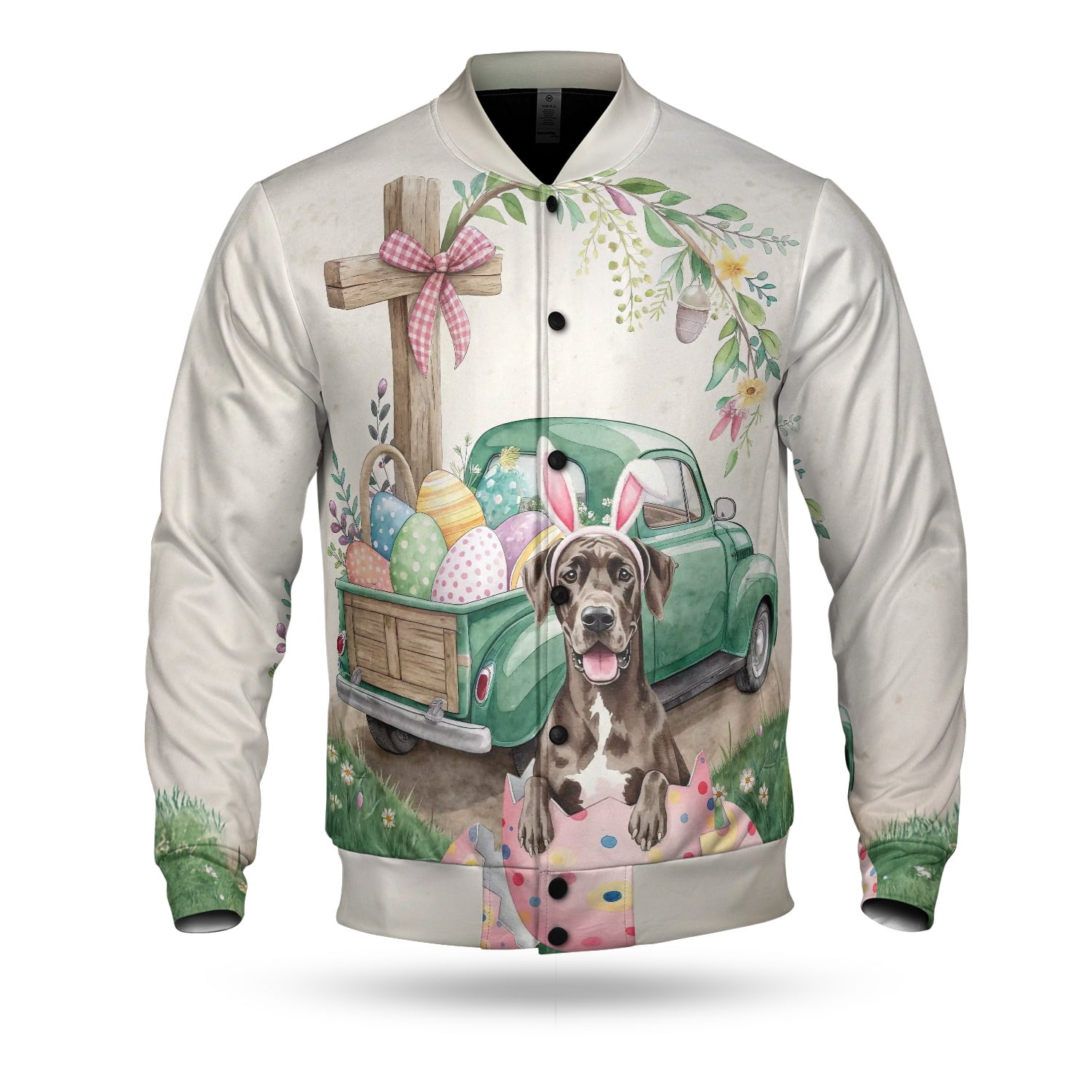 Easter Egg Great Dane Bunny Ear Welcome Spring Truck All Over Print 3D ...