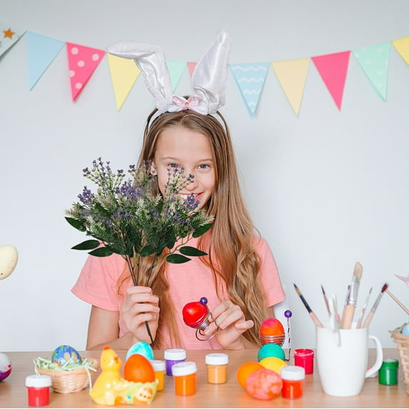 Easter Egg & Greenery Arrangement - Indoor Holiday Table Centerpiece ...